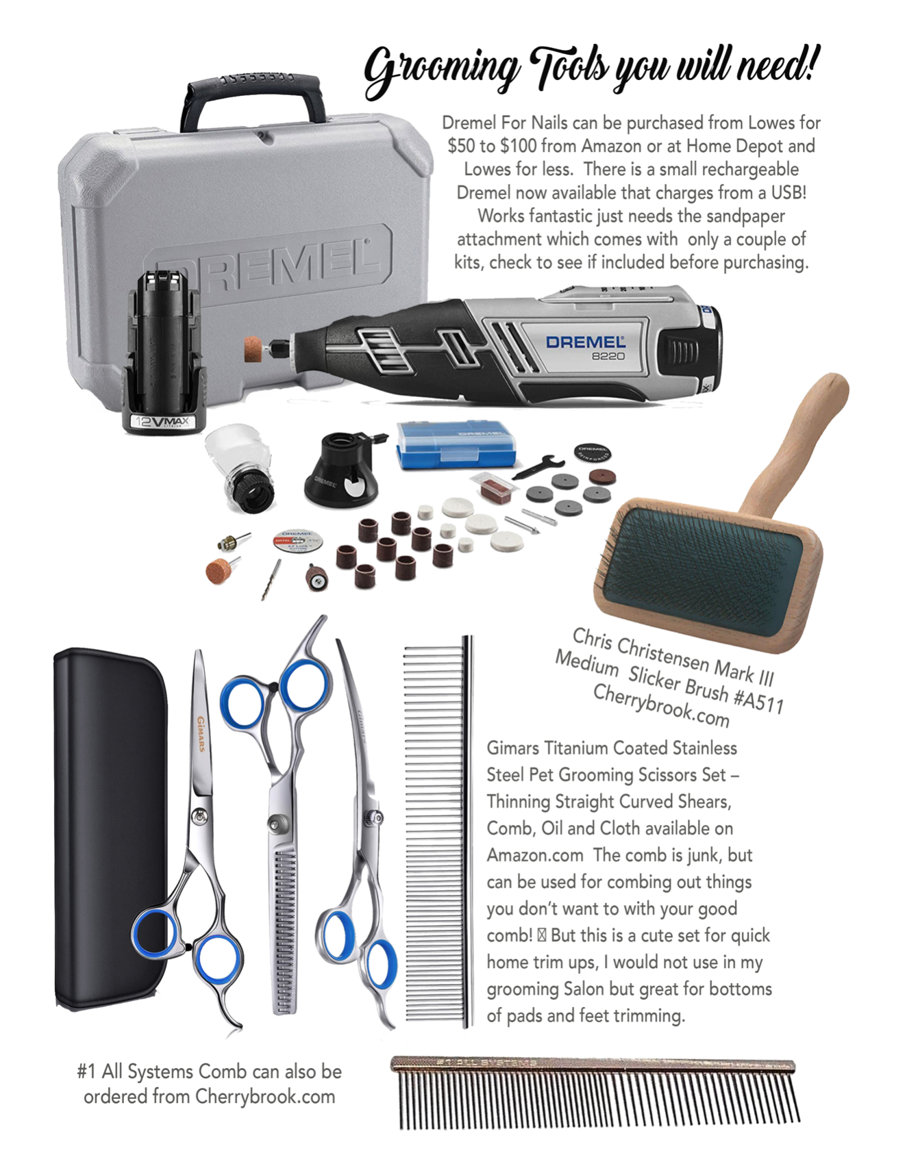 Grooming Tools – I Love My New White Magic Puppy Guide